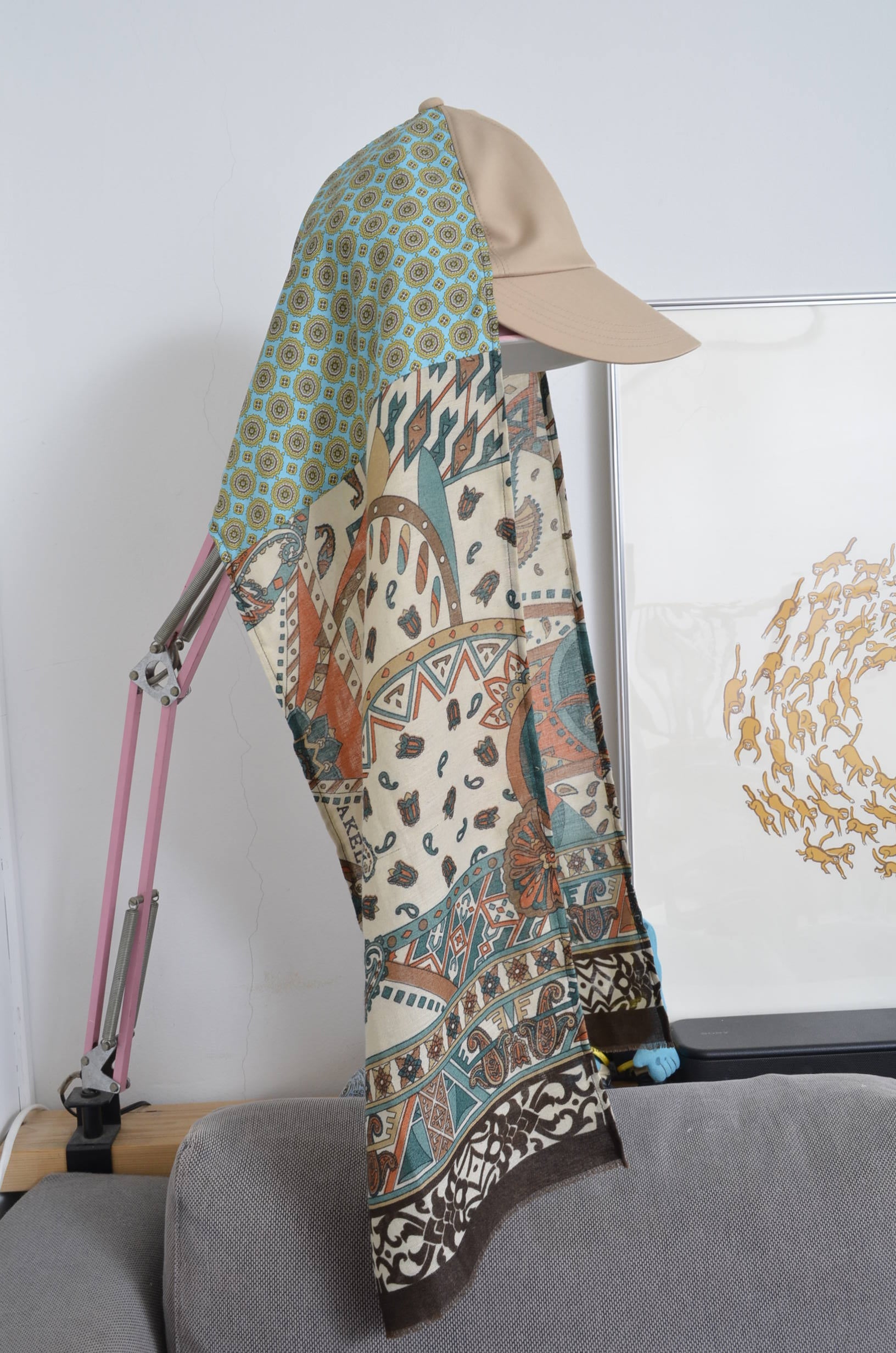 SCARF DROOPY CAP / 25SS_BEIGE_02 – here/YEAH RIGHT!!