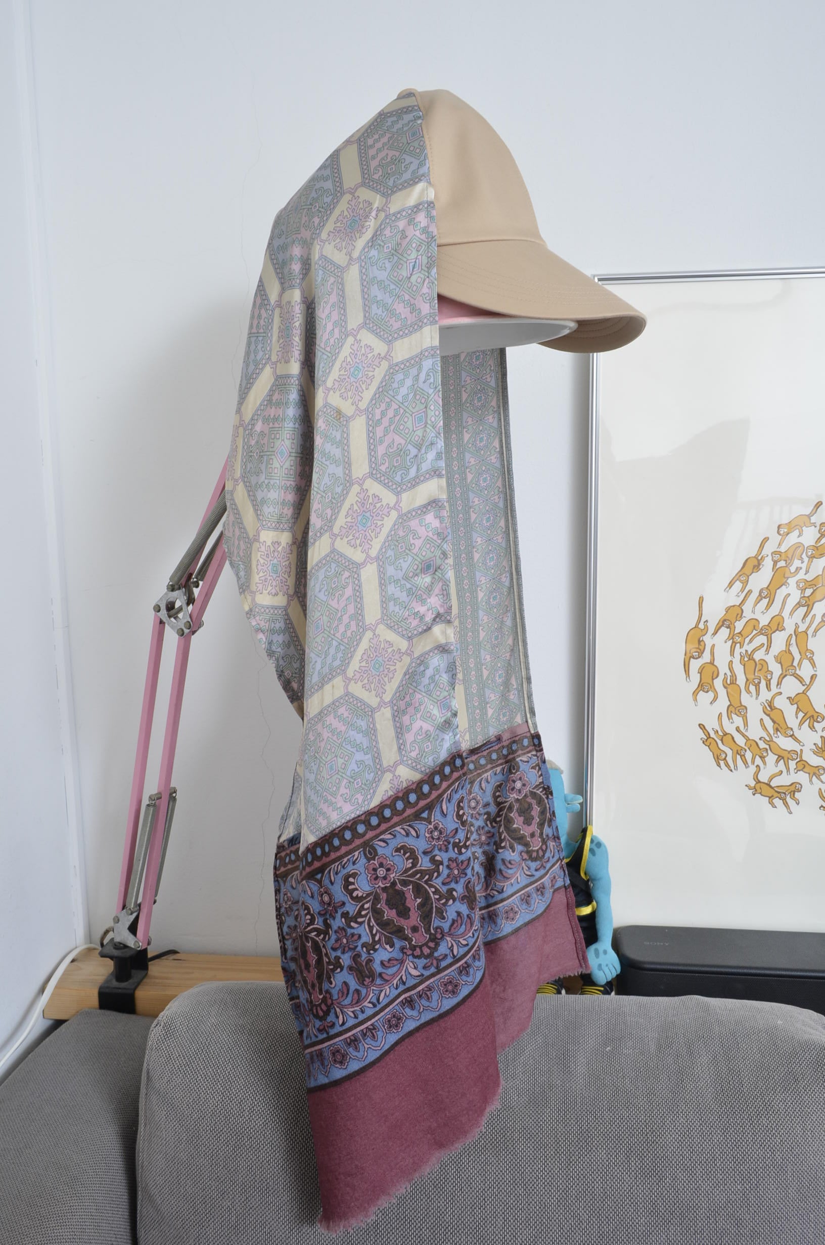 SCARF DROOPY CAP/25SS_BEIGE_03 – here/YEAH RIGHT!!